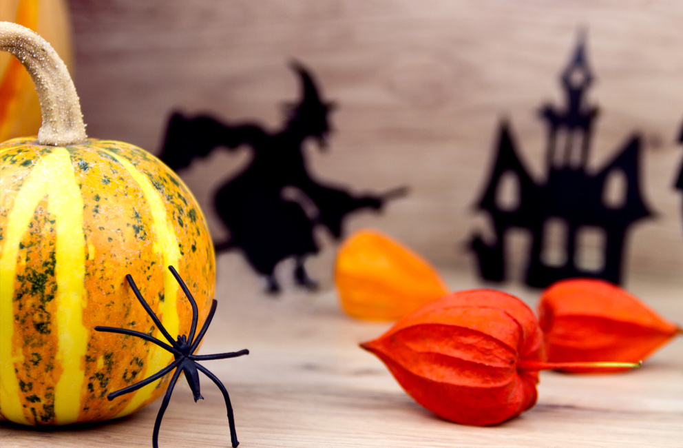 Make a shadow puppet for Halloween